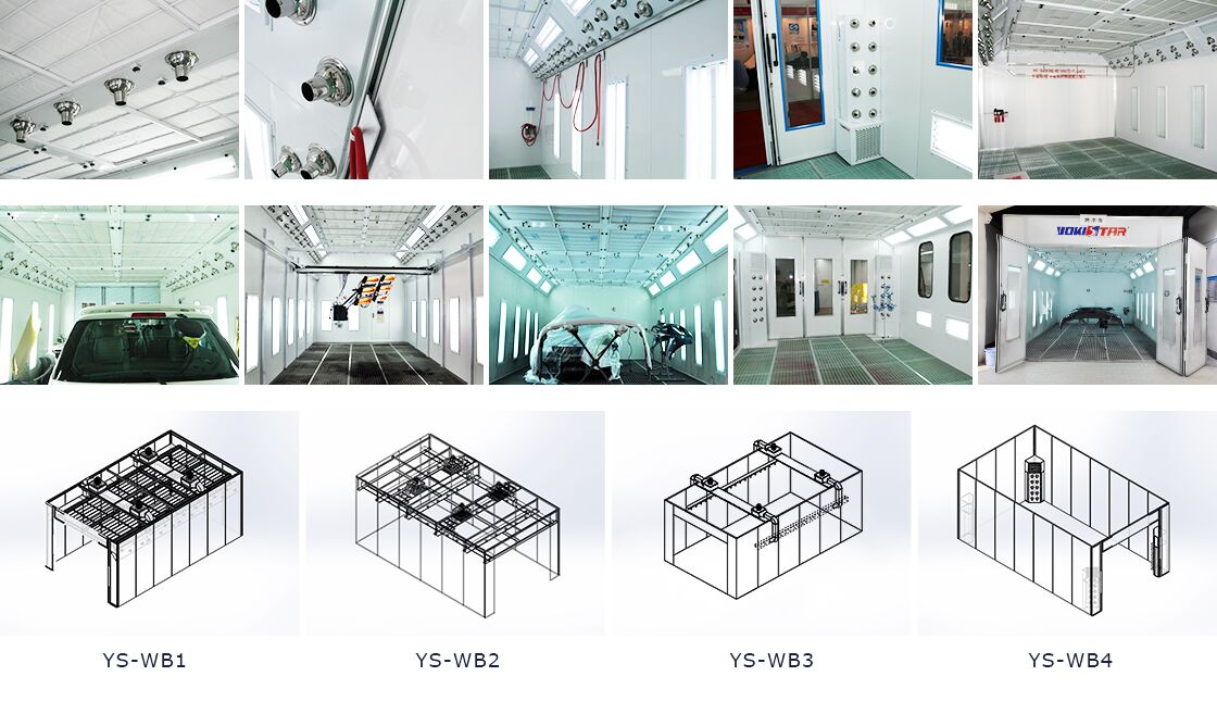 Spray Booth with Waterborne Paint Drying System is popular today.