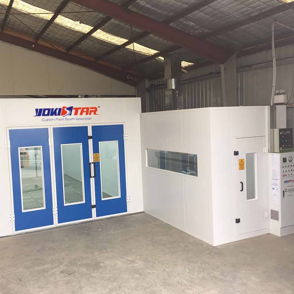 Paint Mixing Room keeps the painter a harmful vapour away.