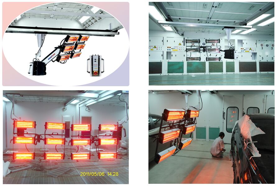Paint Curing Infrared Lamps - Drying the Paint Quickly