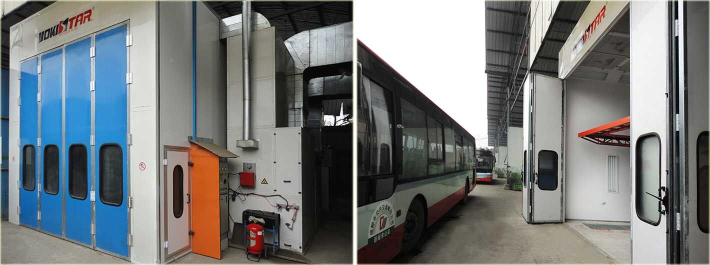 Bus and Truck Spray Booth were sold to many countries.
