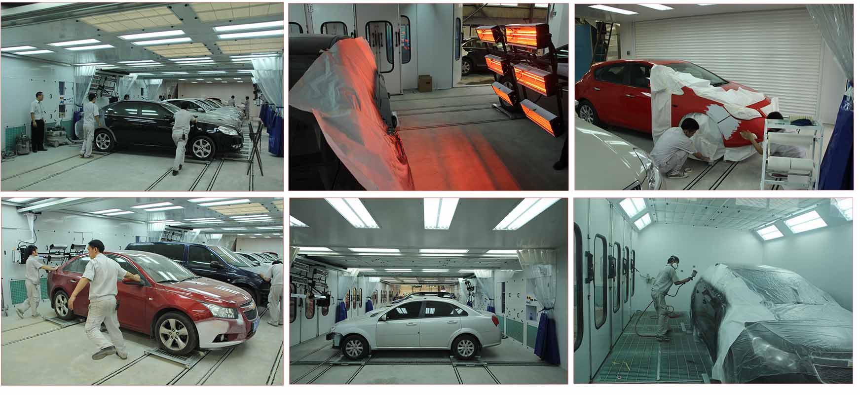 Spray Booth Production Line - YOKISTAR Spray Booth