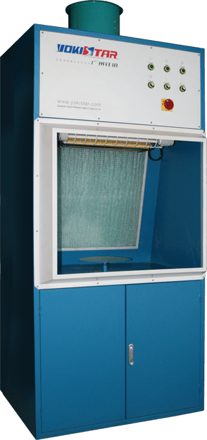 Open Front Spray Booth produced from YOKISTAR