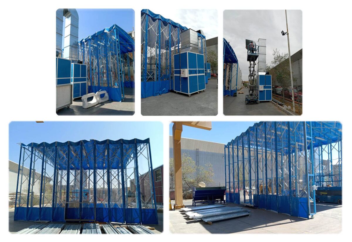 Retractable Paint booth - YOKISTAR Spray Booth